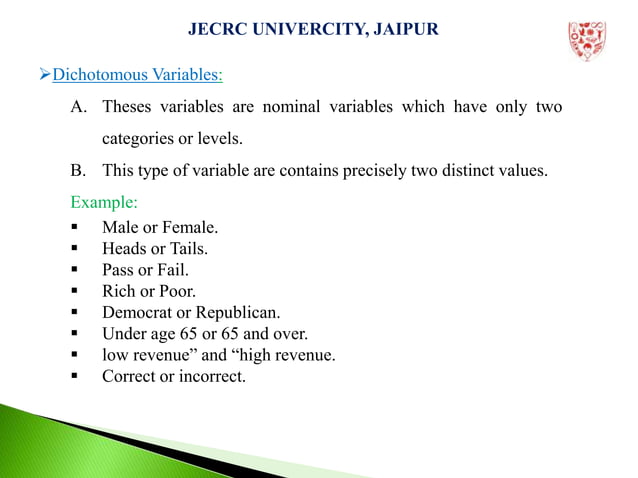 Variables for research methodology and its types | PPTX