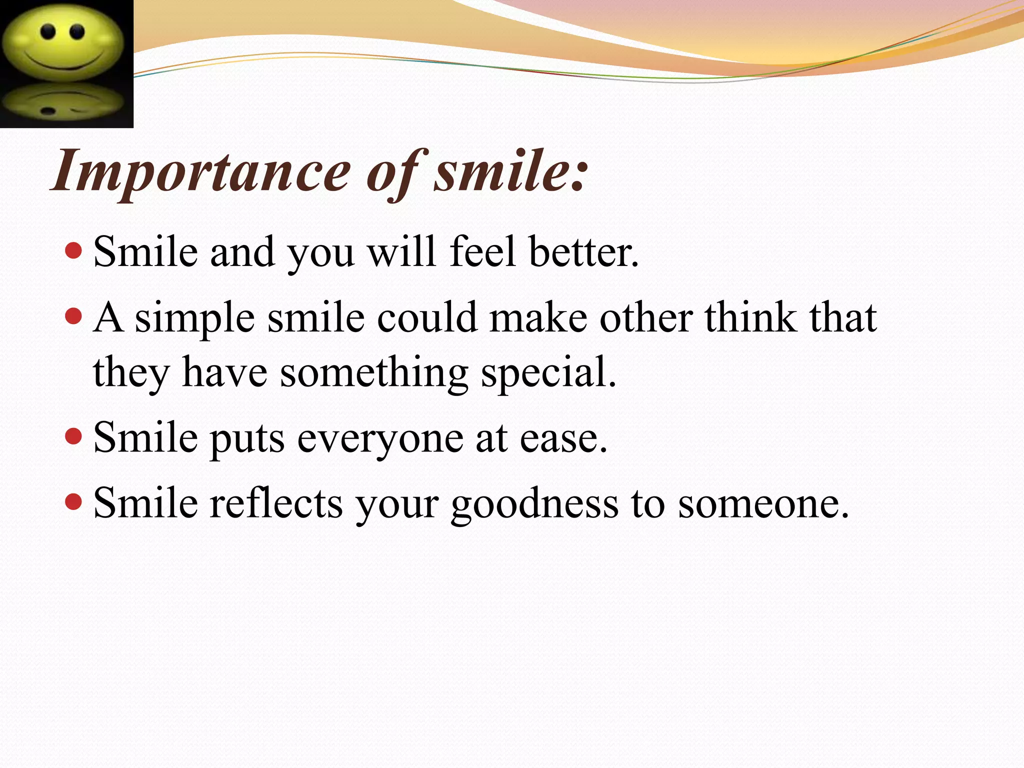 smile please | PPT