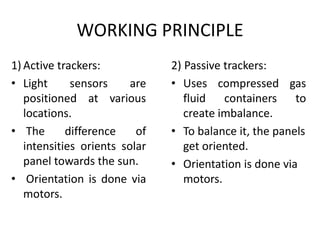 solar-tracker presentation | PPTX