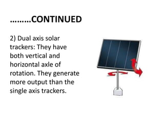 solar-tracker presentation | PPTX