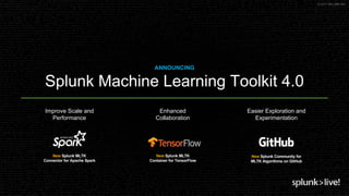 Get more from your Machine Data with Splunk AI and ML | PPT