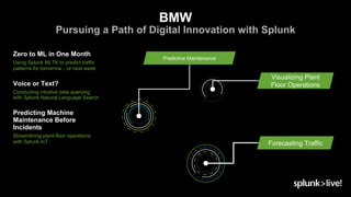 Get more from your Machine Data with Splunk AI and ML | PPT
