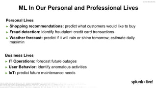 Get more from your Machine Data with Splunk AI and ML | PPT