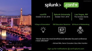 Get more from your Machine Date with Splunk AI and ML | PDF