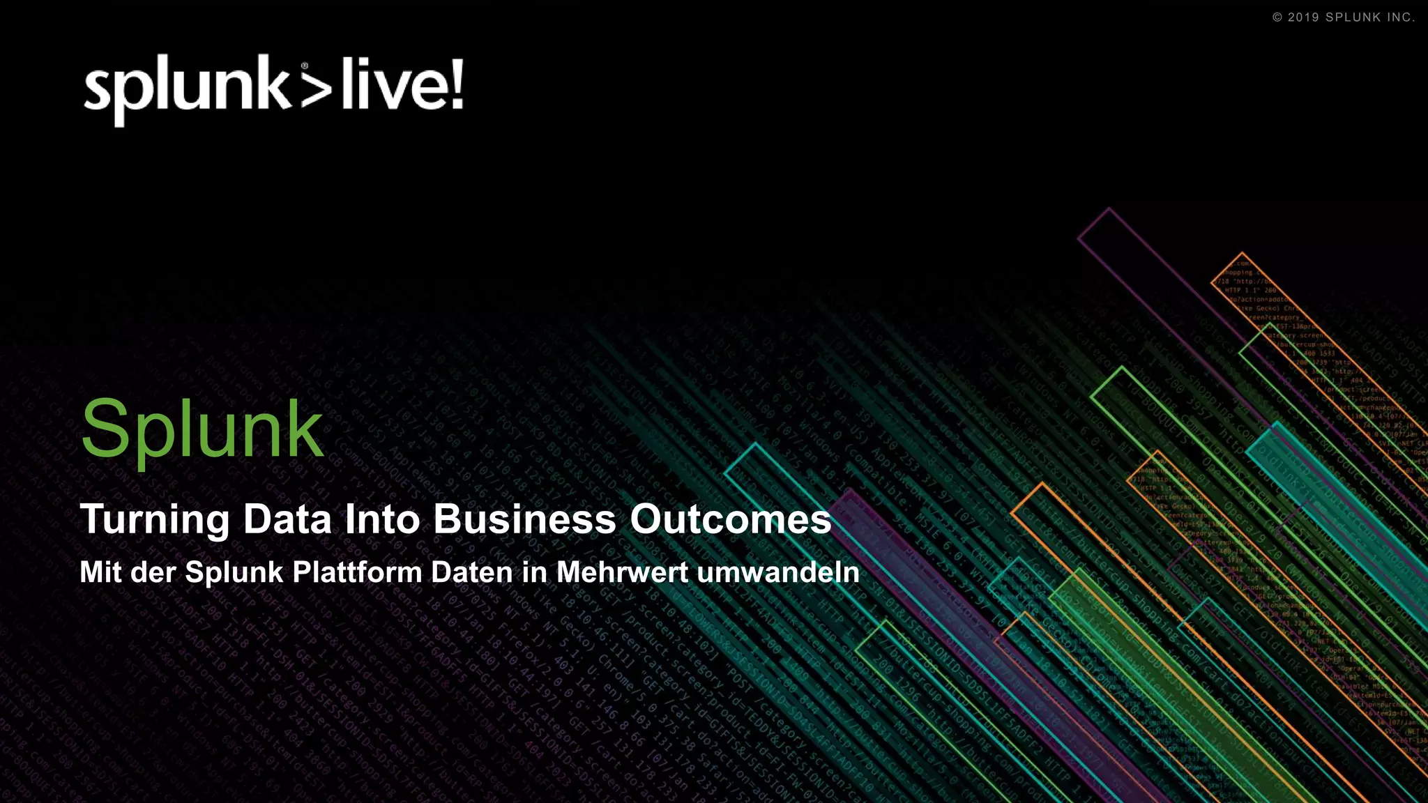 Turning Data into Business outcomes | PPT
