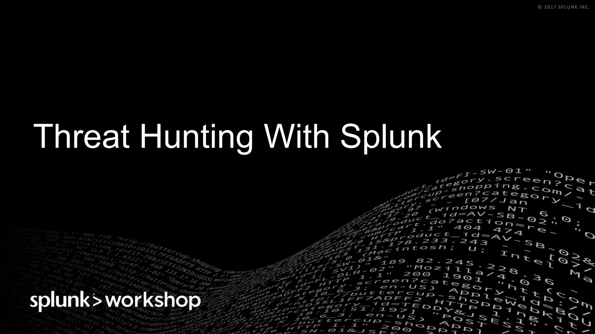 Threat Hunting with Splunk | PPT