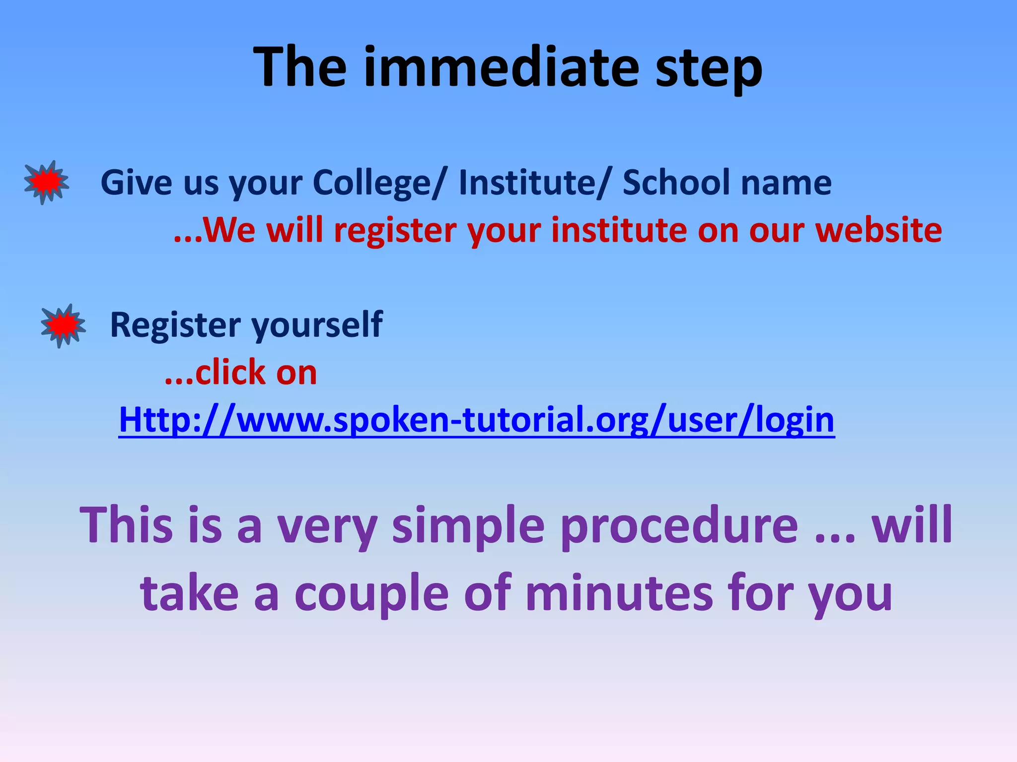 AWARENESS PROGRAMME ON SPOKEN TUTORIALS | PPTX