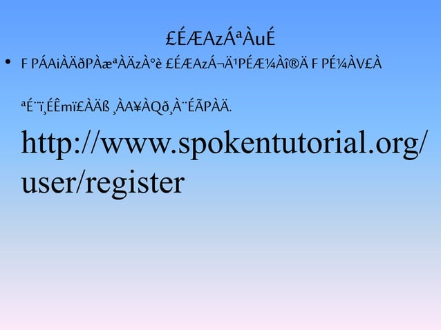 AWARENESS PROGRAMME ON SPOKEN TUTORIALS | PPTX | Shareware and Freeware | Computer Software and ...