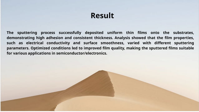 Sputtering process in fabricating wefer in a clen room - Semiconductor ...