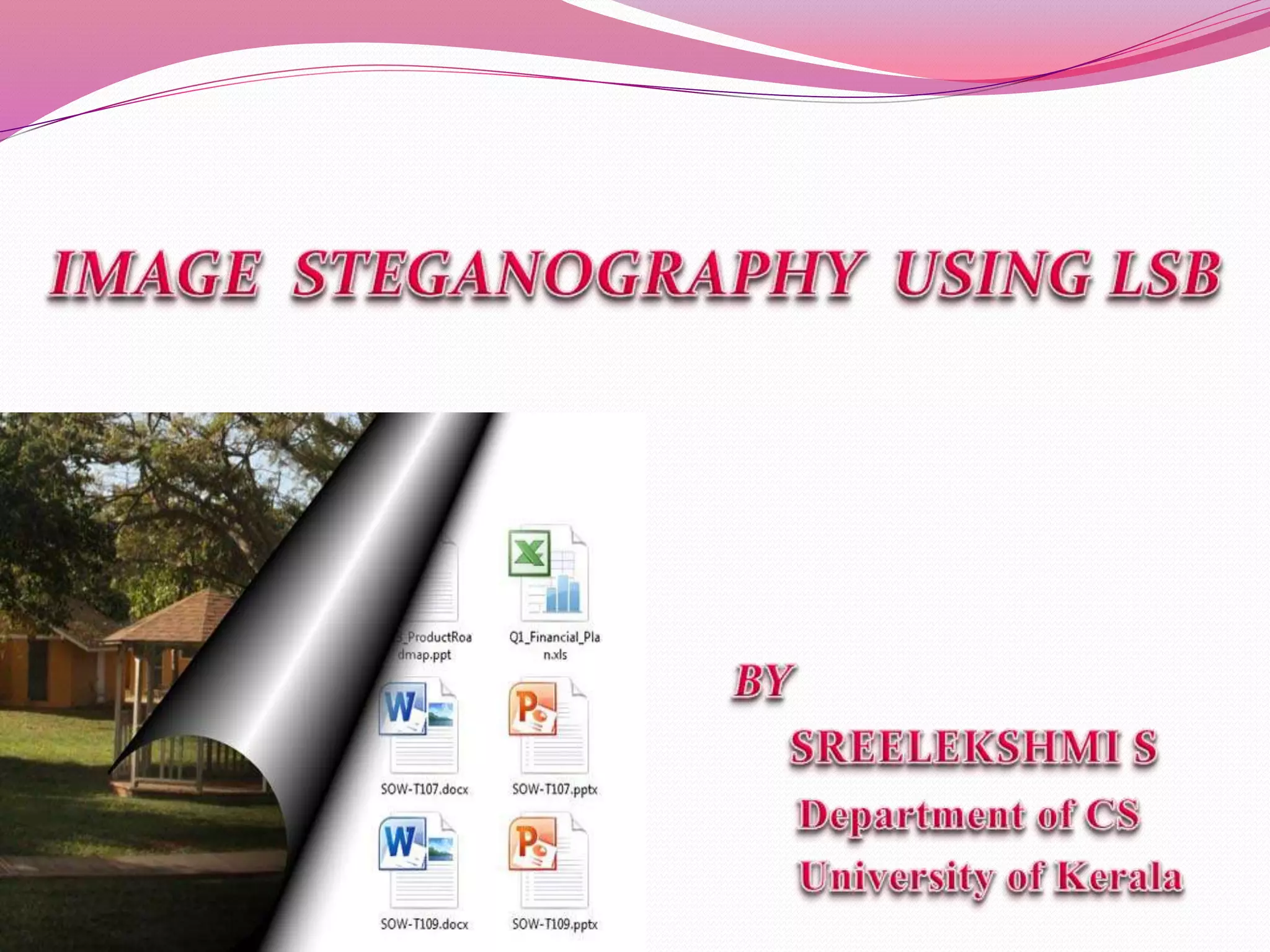 Image Steganography using LSB | PPTX