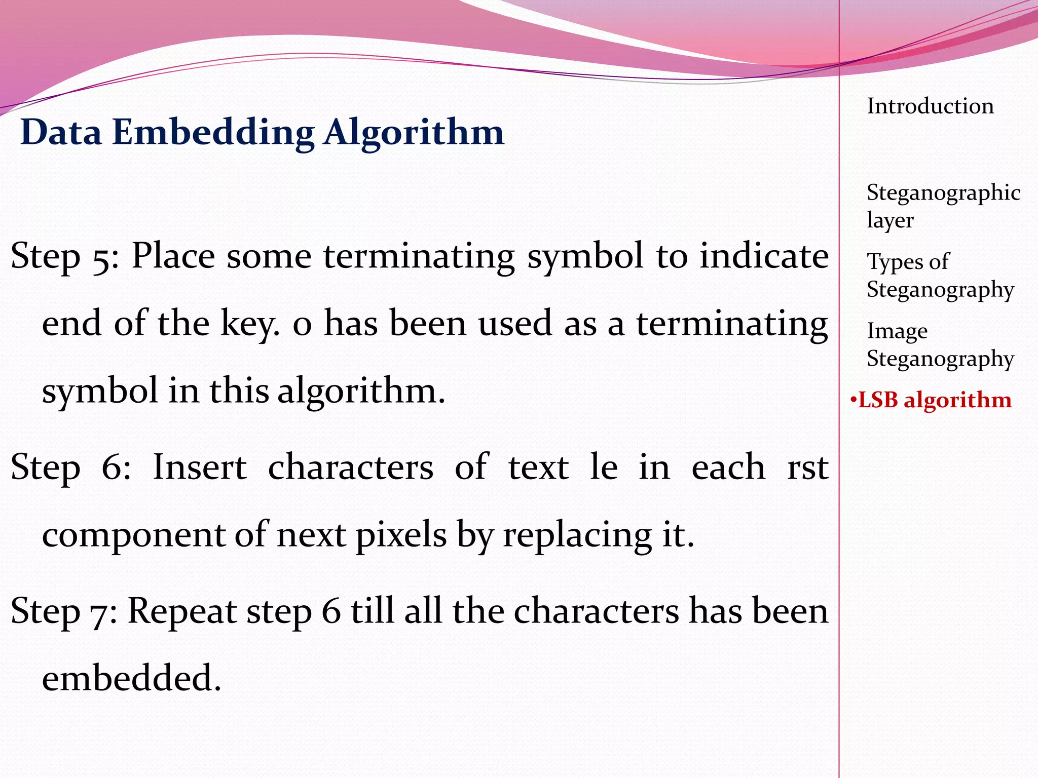 Image Steganography using LSB | PPTX