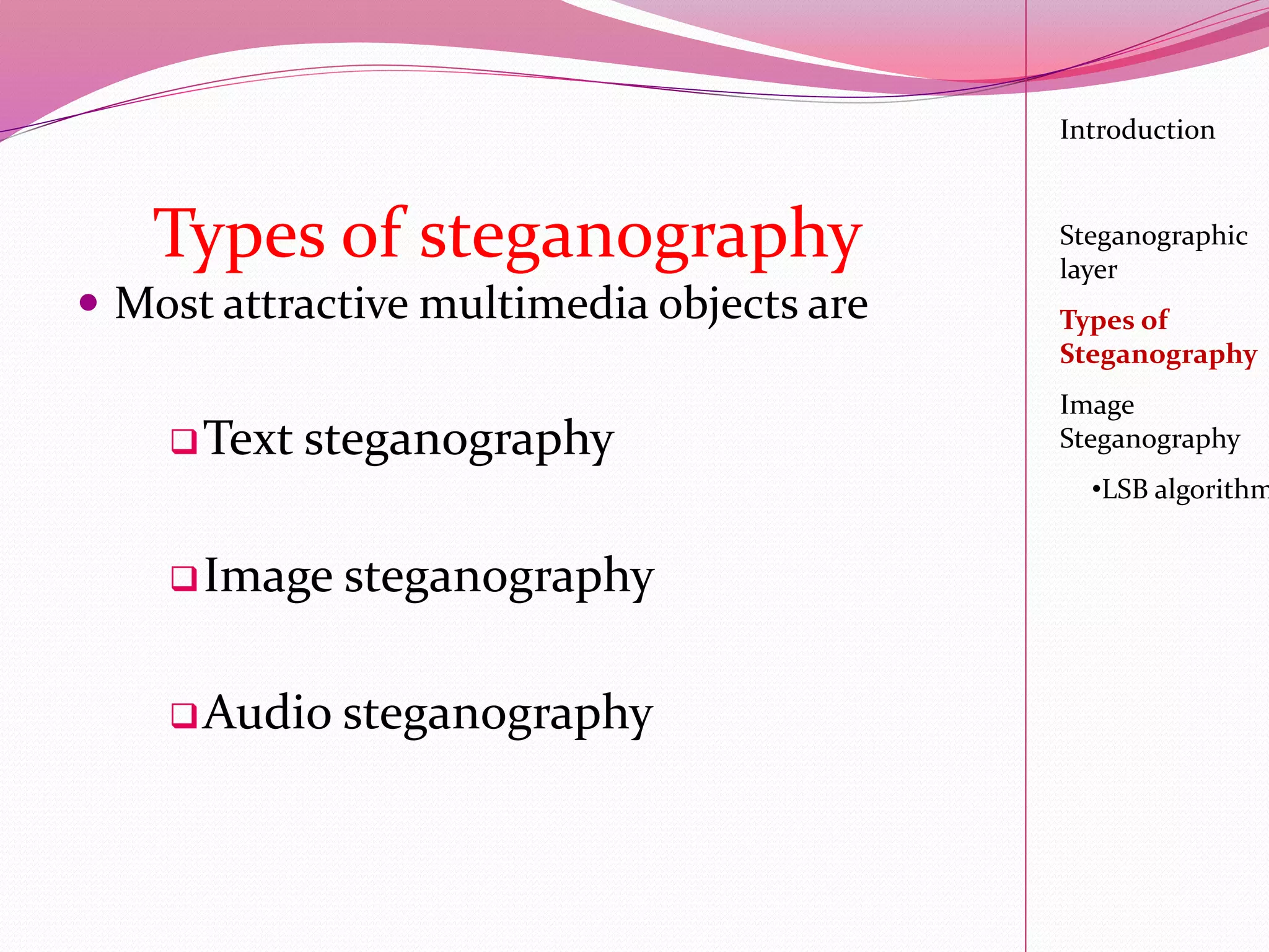 Image Steganography using LSB | PPTX
