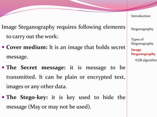 Image Steganography using LSB | PPTX