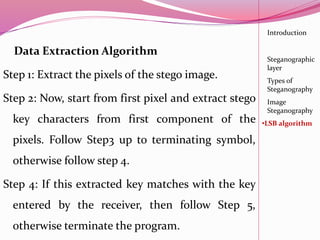 Image Steganography using LSB | PPTX
