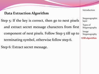 Image Steganography using LSB | PPTX