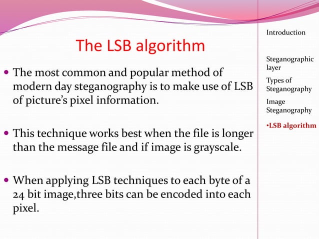 Image Steganography using LSB | PPT