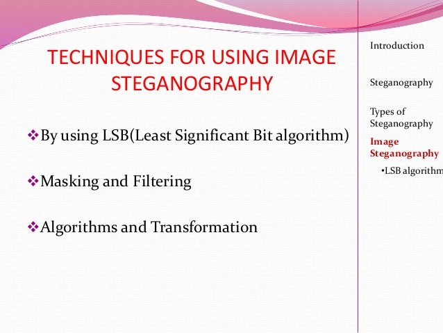 Image Steganography Using Lsb