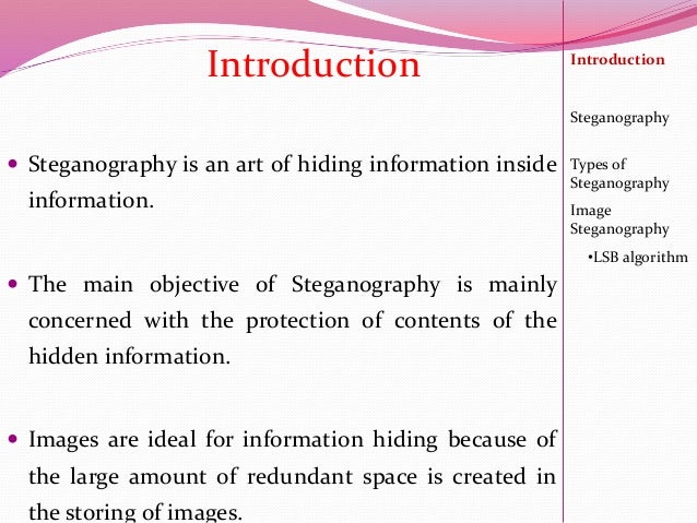Image Steganography using LSB