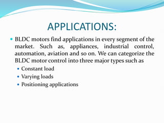 torque Ripple Minimization of BLDC Motor | PPTX