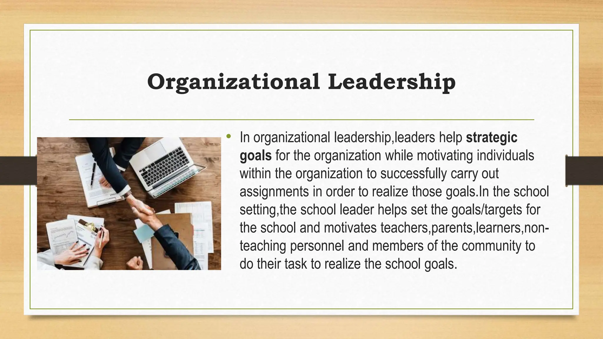PPT-STEPHANIEORGANIZATIONAL LEADERSHIP.pptx | Professional School ...