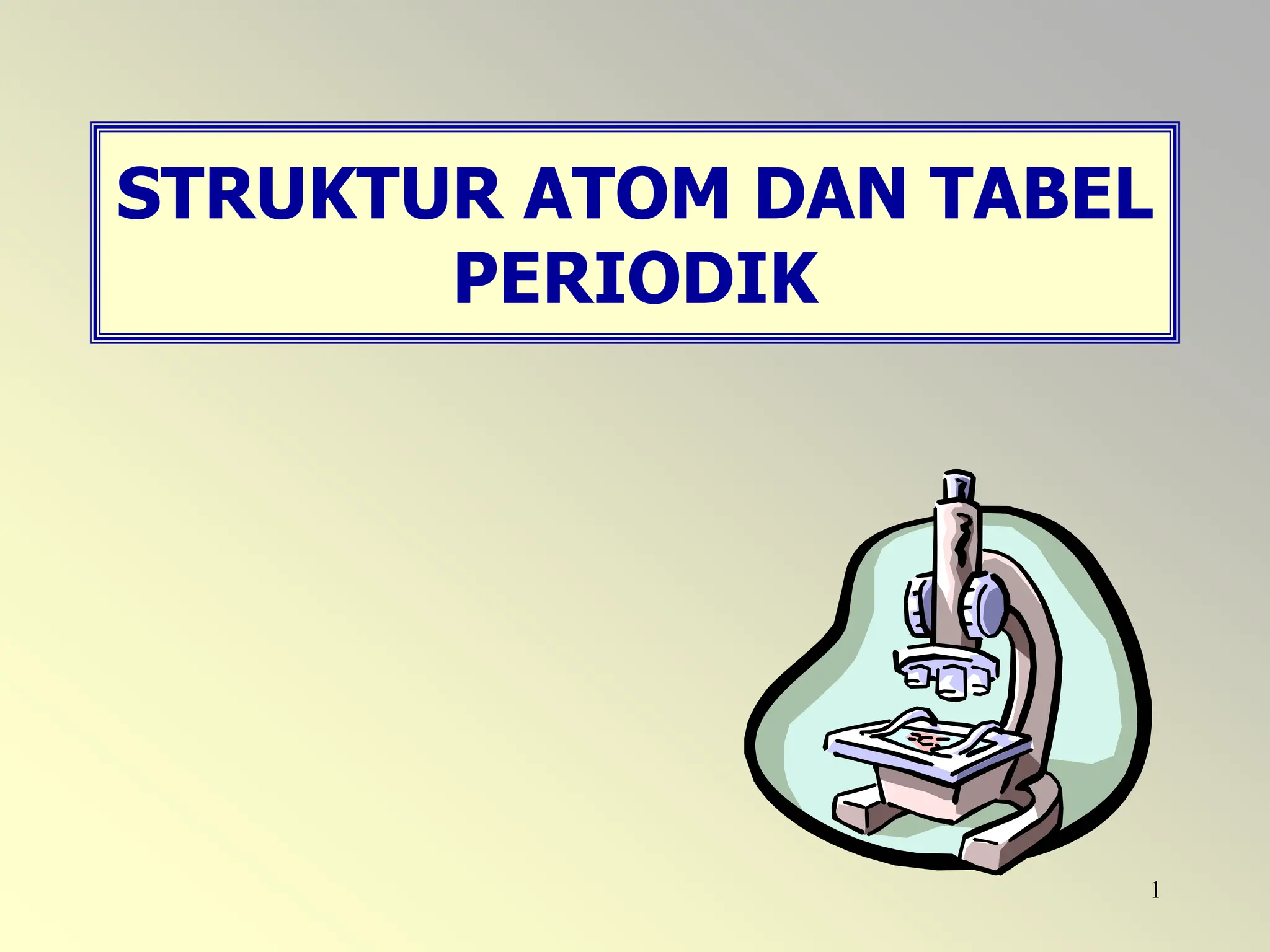 PPT. Struktur Atom Sistem Periodik Unsur | PPT