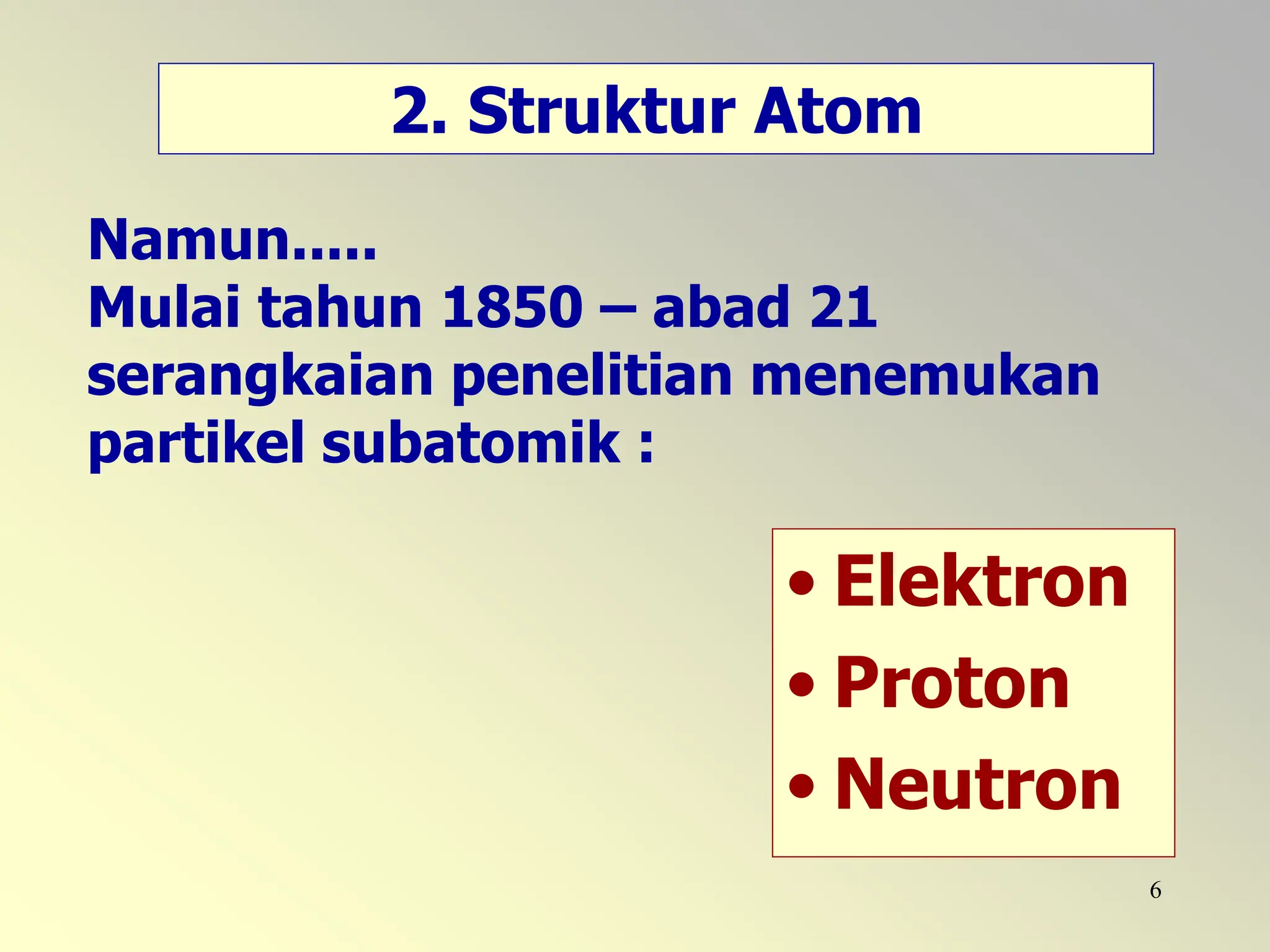 PPT. Struktur Atom Sistem Periodik Unsur | PPT