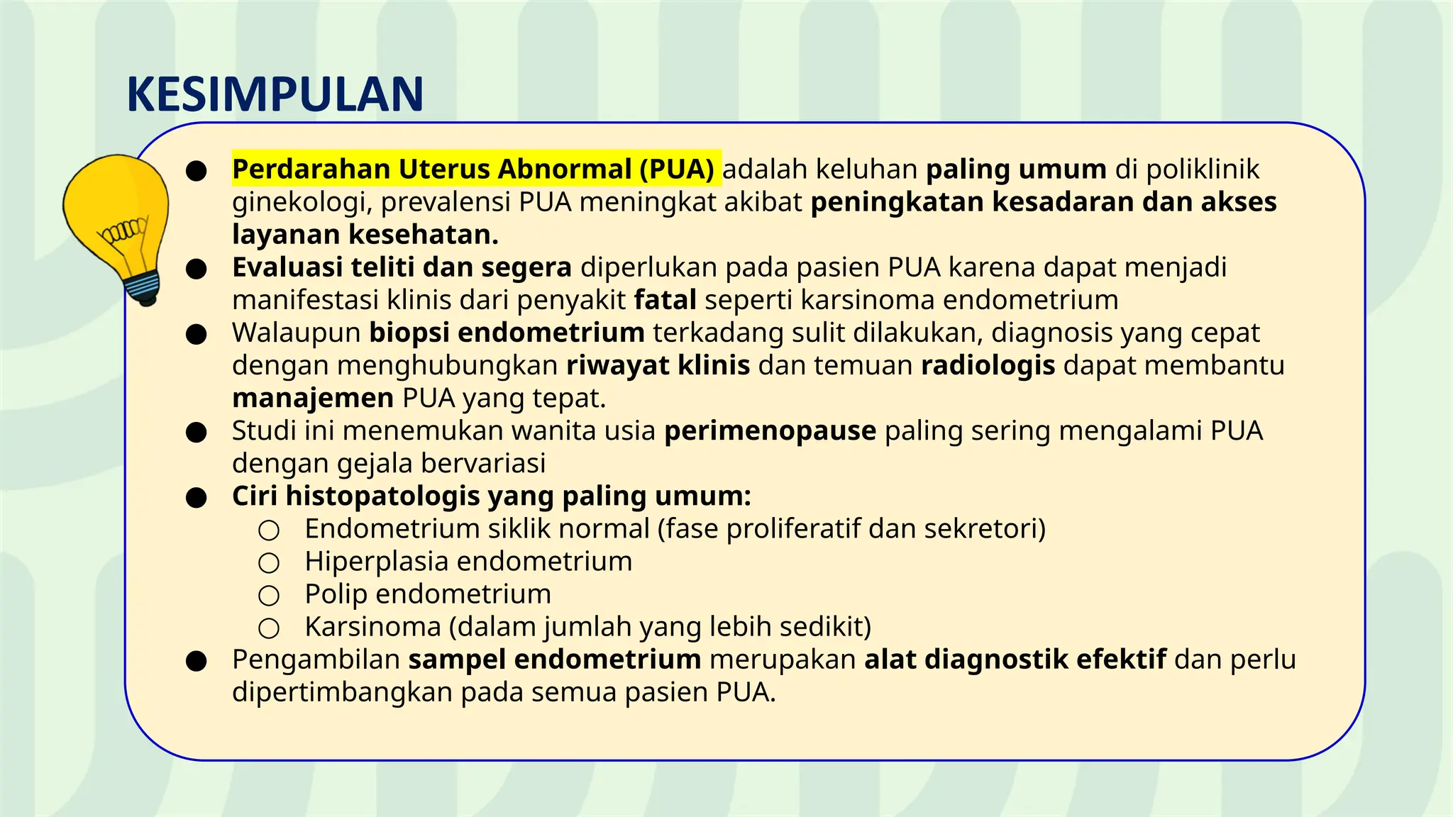 SLIDE STUDI HISTOPAT SAMPEL BIOPSI ENDOMETRIUM PUA.pptx