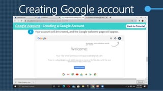 Ppt creating google account | PPTX