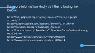 Ppt creating google account | PPTX