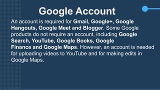 Ppt creating google account | PPTX