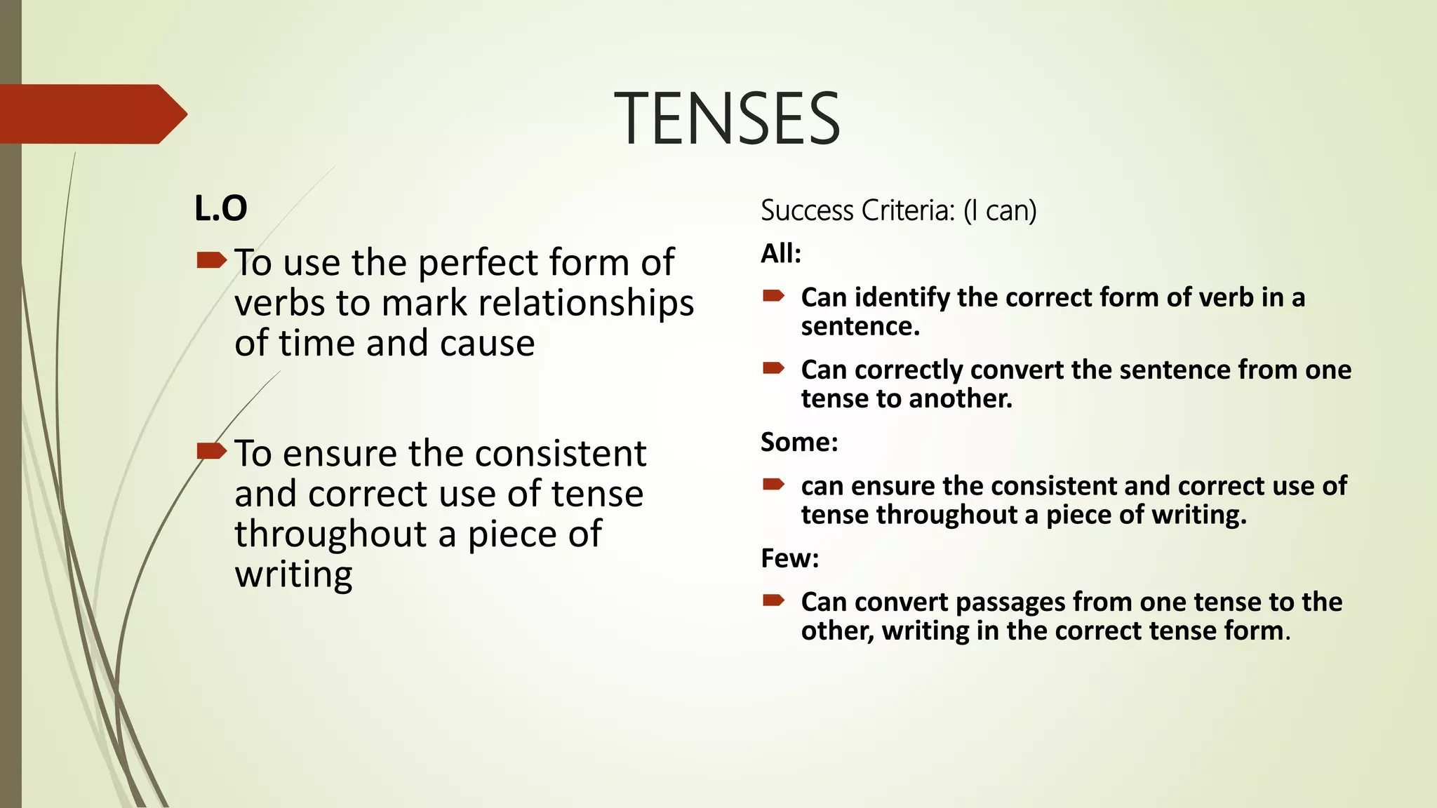 Tenses | PPTX