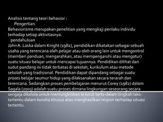 PPT-Teori belajar Behavioristik.pptx