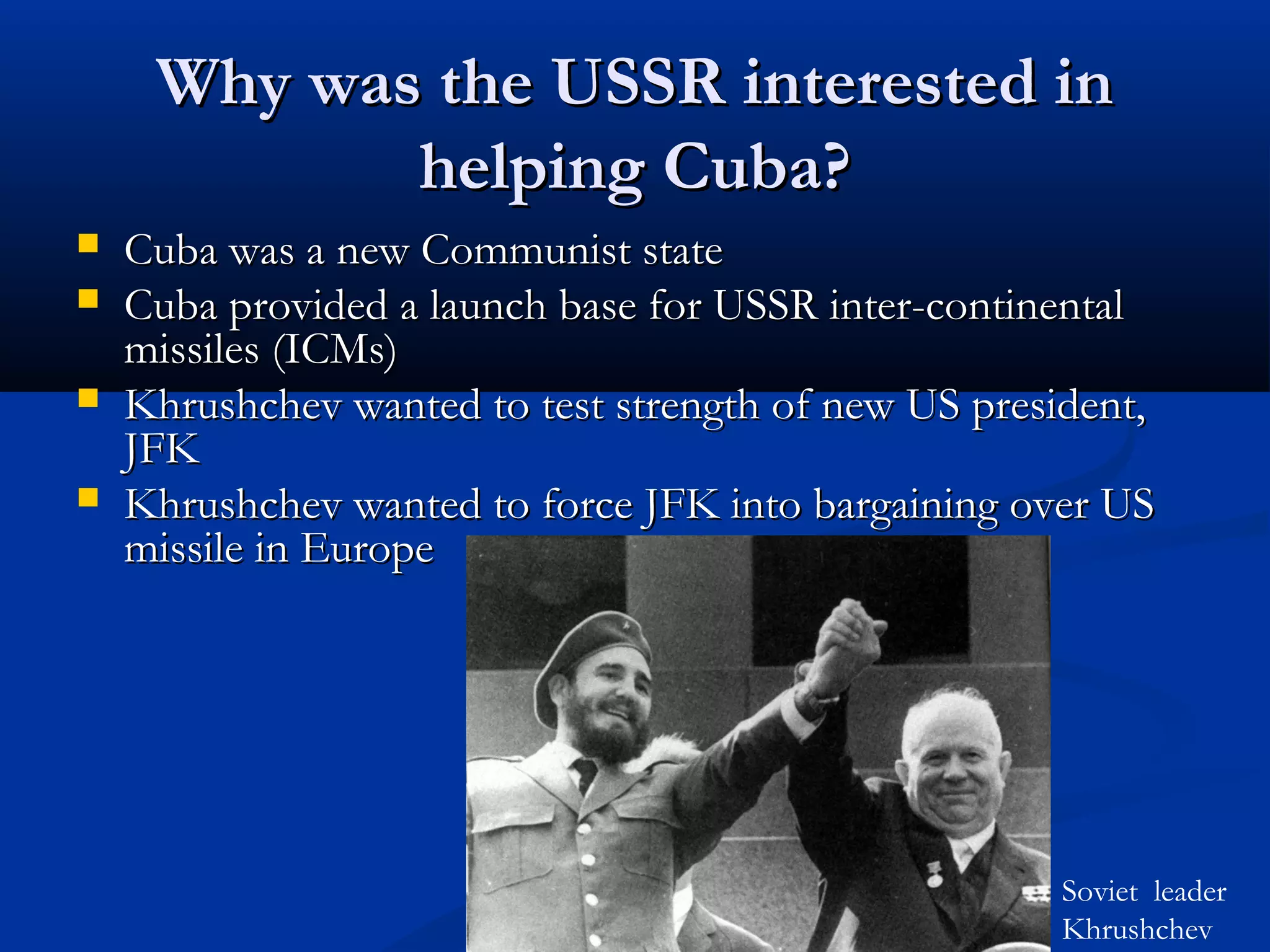 Ppt thecubanmissilecrisis1962-090510195708-phpapp01 | PPT