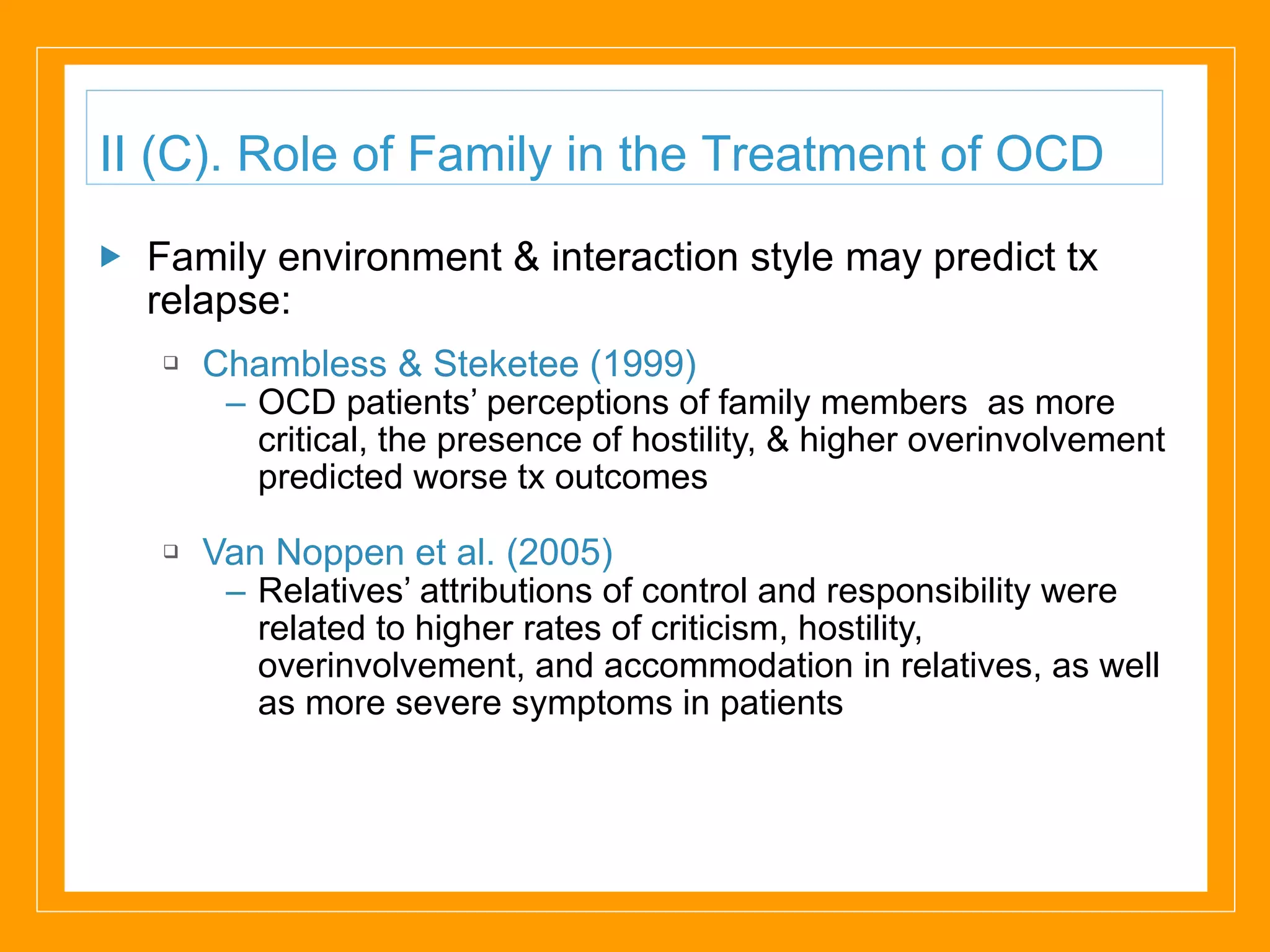 The Family & OCD | PPT