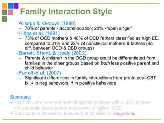 The Family & OCD | PPT