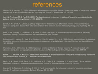 The Family & OCD | PPT