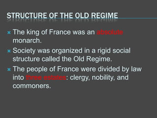 The French Revolution - part 1 | PPTX