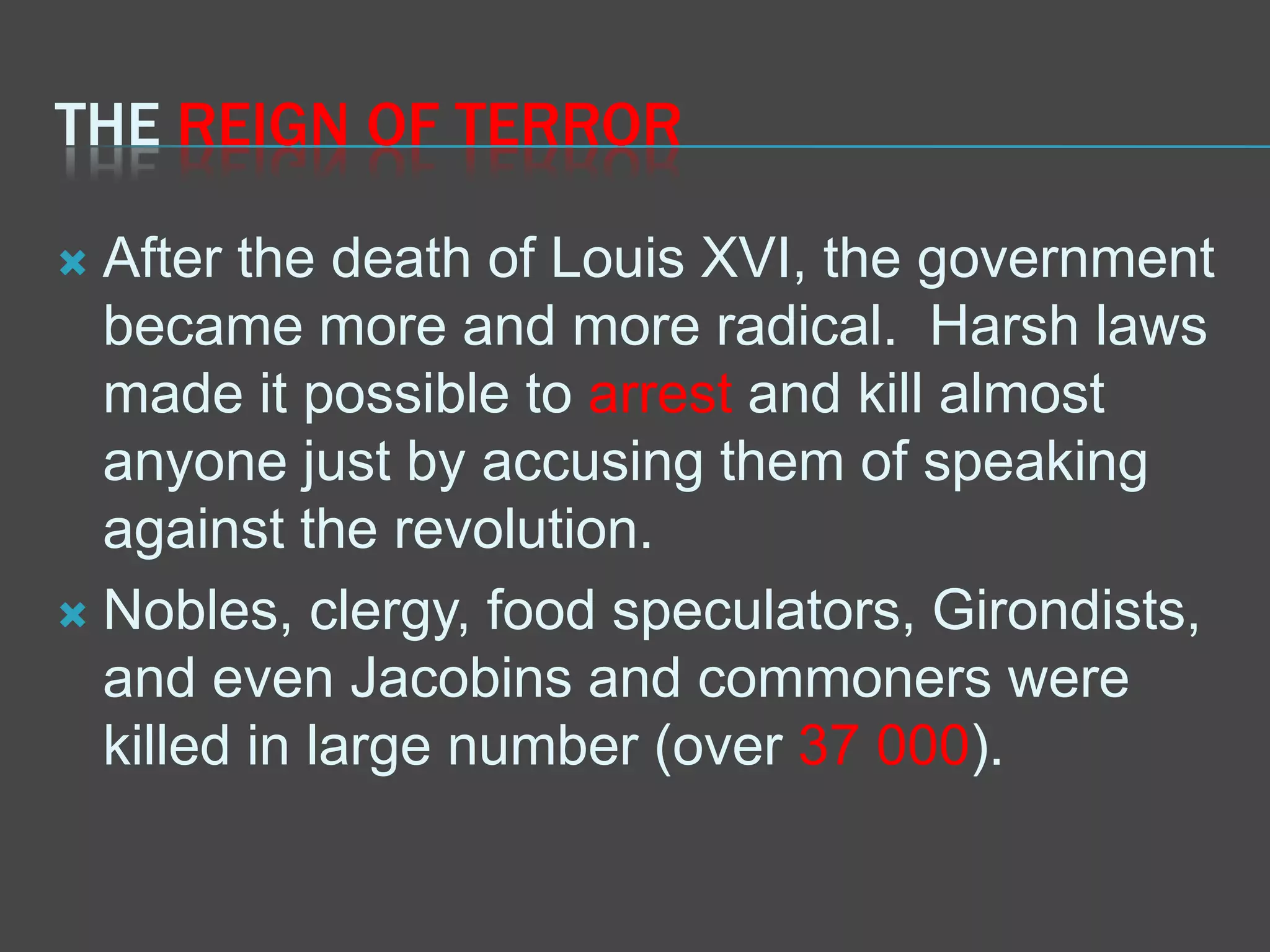 The French Revolution - part 2 | PPTX