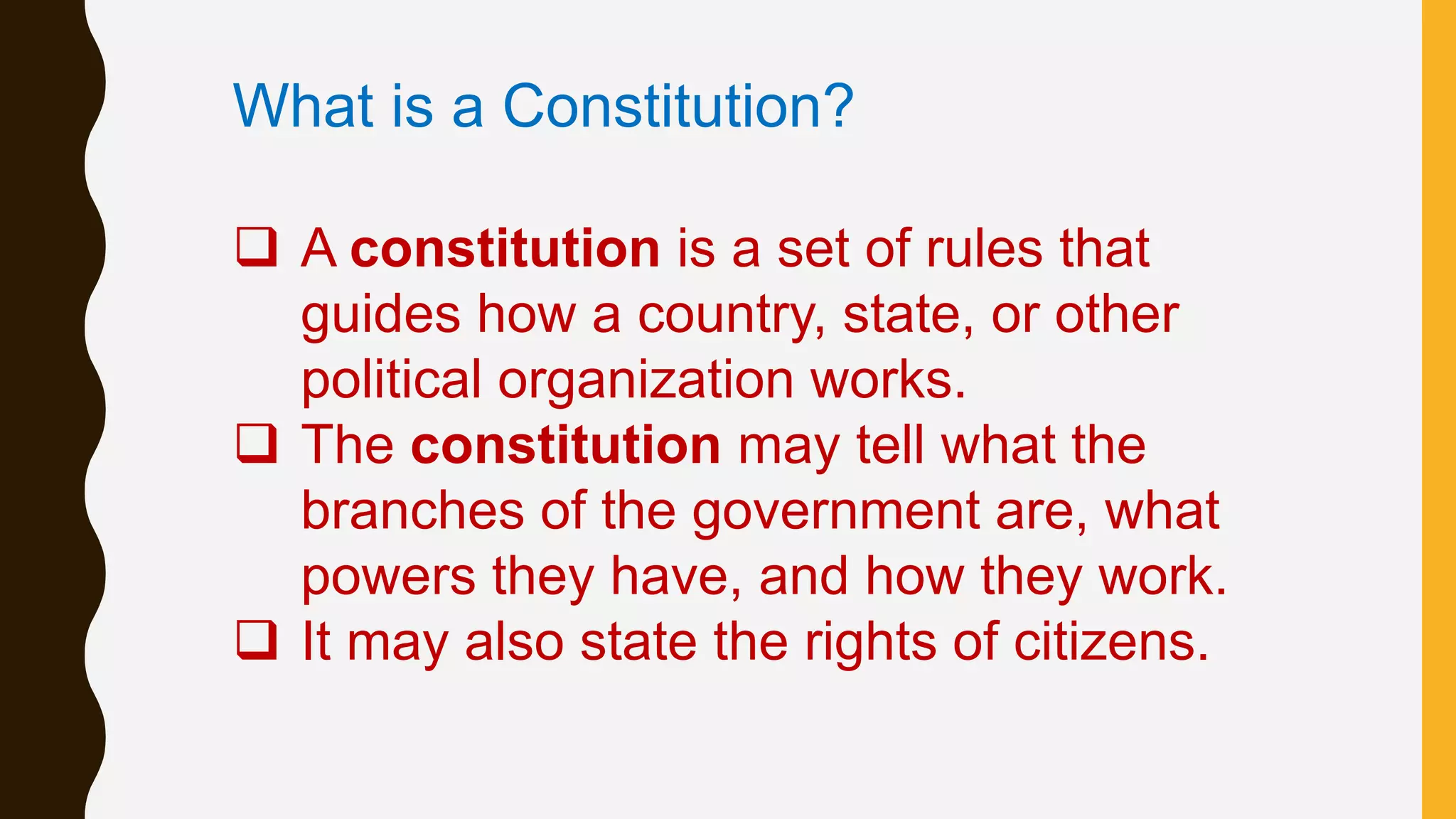 The Indian Constitution ppt | PPTX