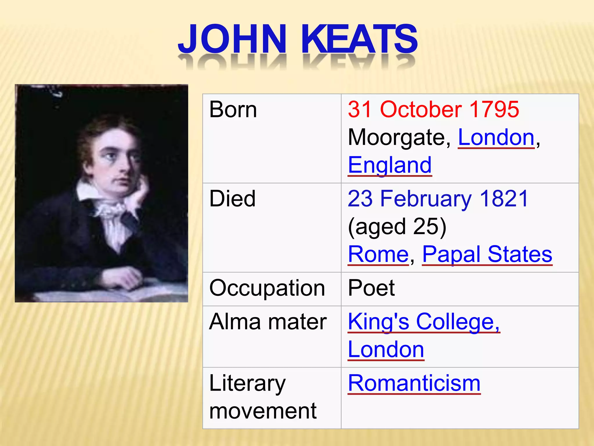 The Romantic Age(1798-1830) | PPTX