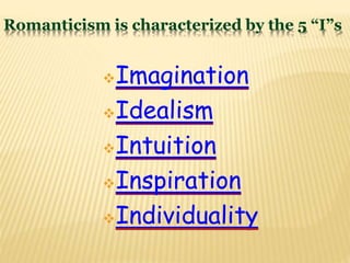 The Romantic Age(1798-1830) | PPTX