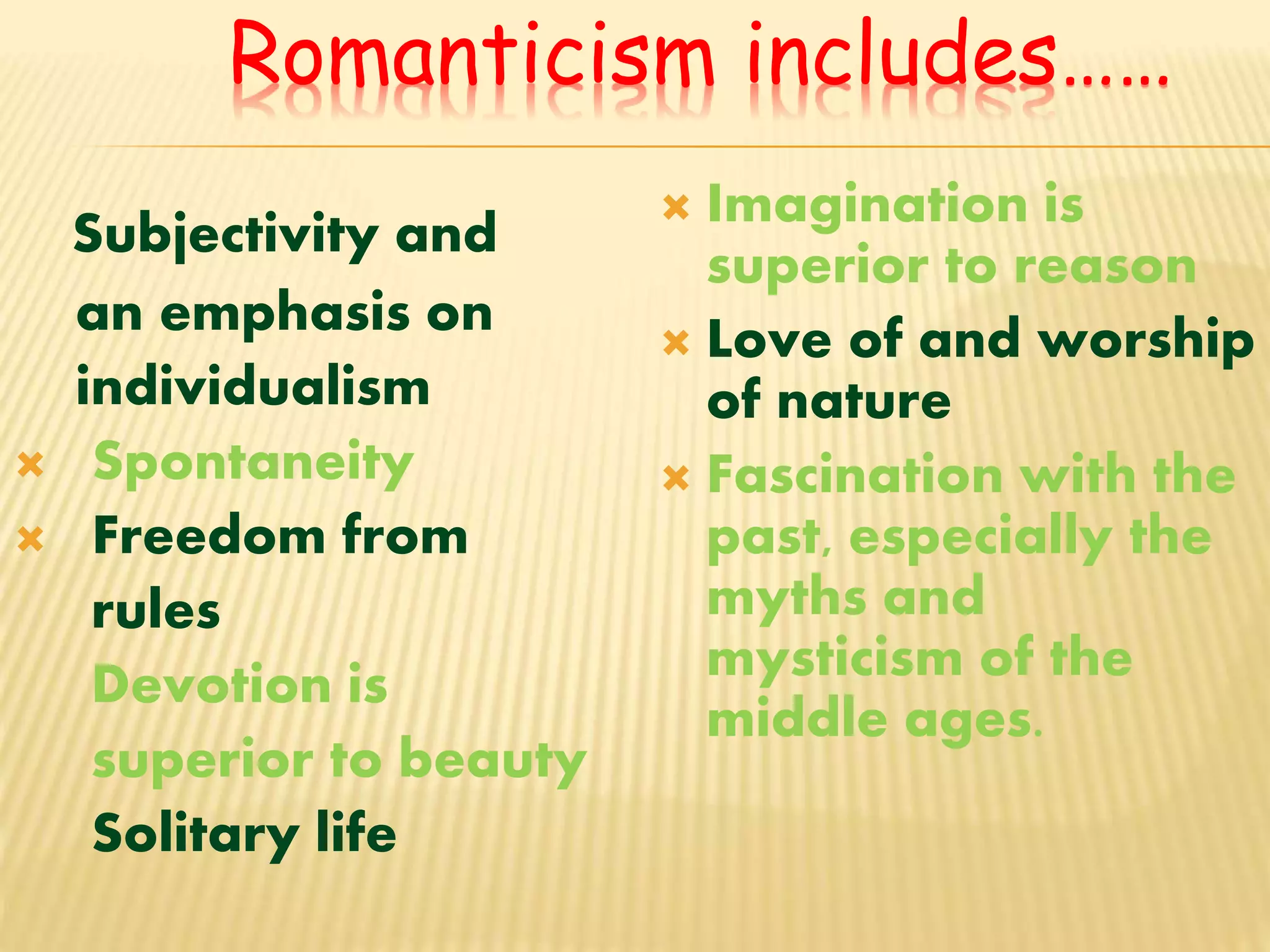 Ppt - The Romantic Age | PPTX