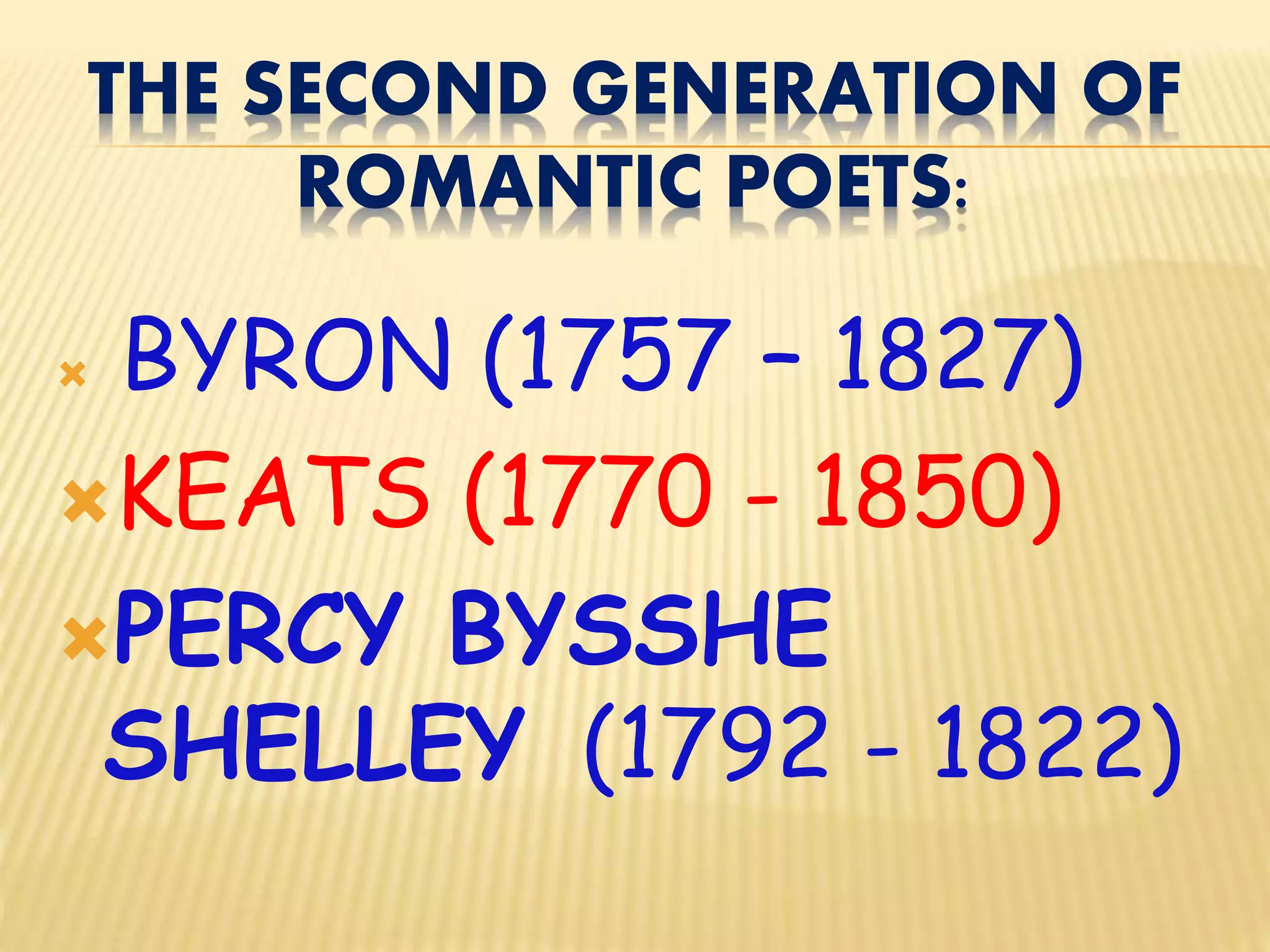 Ppt - The Romantic Age | PPTX