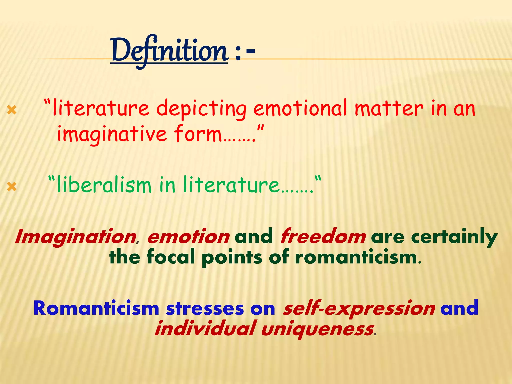 Ppt - The Romantic Age | PPTX