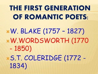 Ppt - The Romantic Age | PPTX