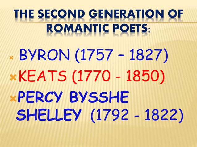 Ppt - The Romantic Age | PPTX | Poetry | Books and Literature