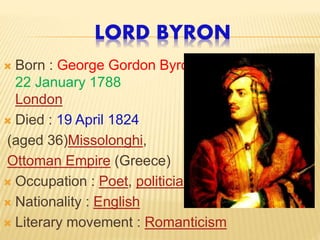 Ppt - The Romantic Age | PPTX