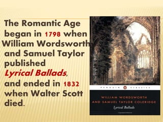 Ppt - The Romantic Age | PPTX