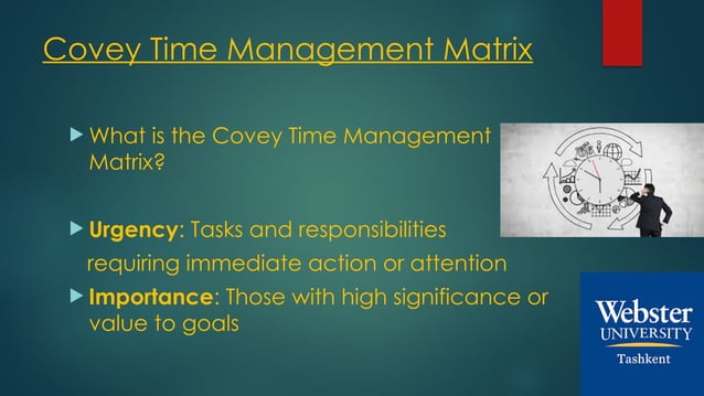 Covey Time Management Matrix to help students.pptx