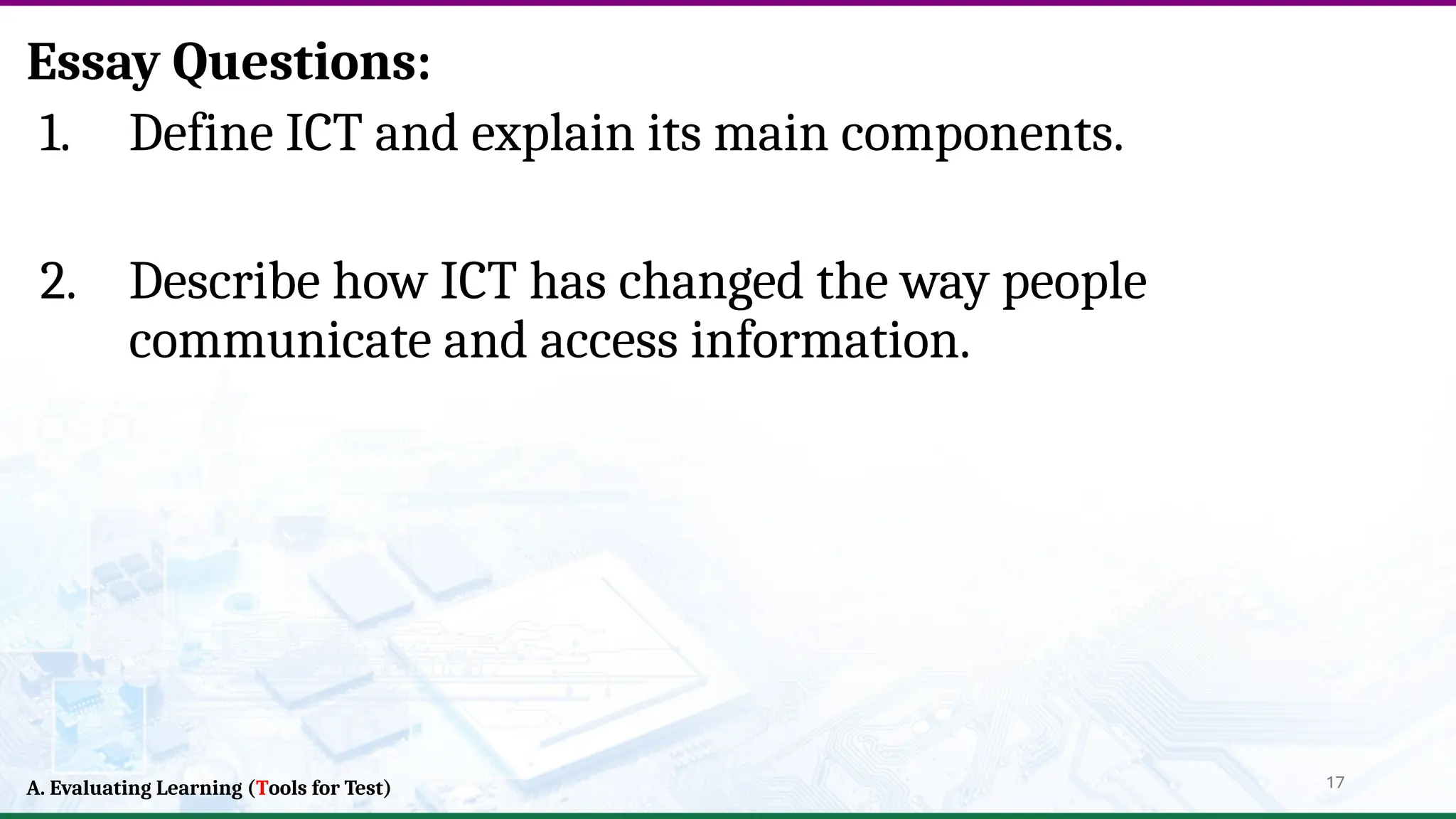 PowerPoint Presentation TLE- ICT Grade 7 | PPTX